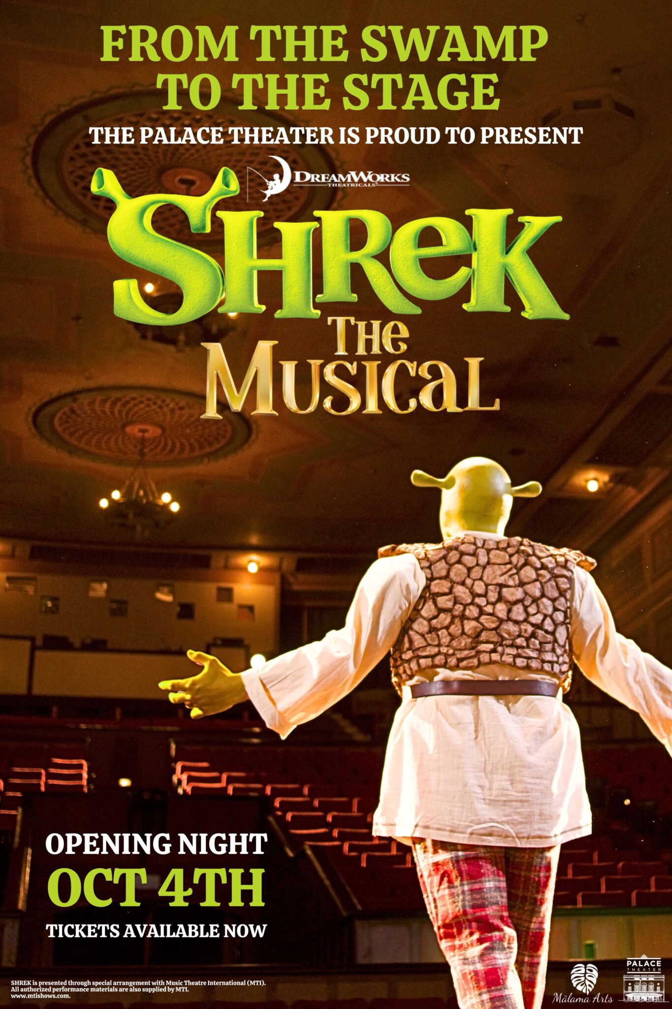 SHREK The Musical : Tickets Available Now – Hilo Palace Theater