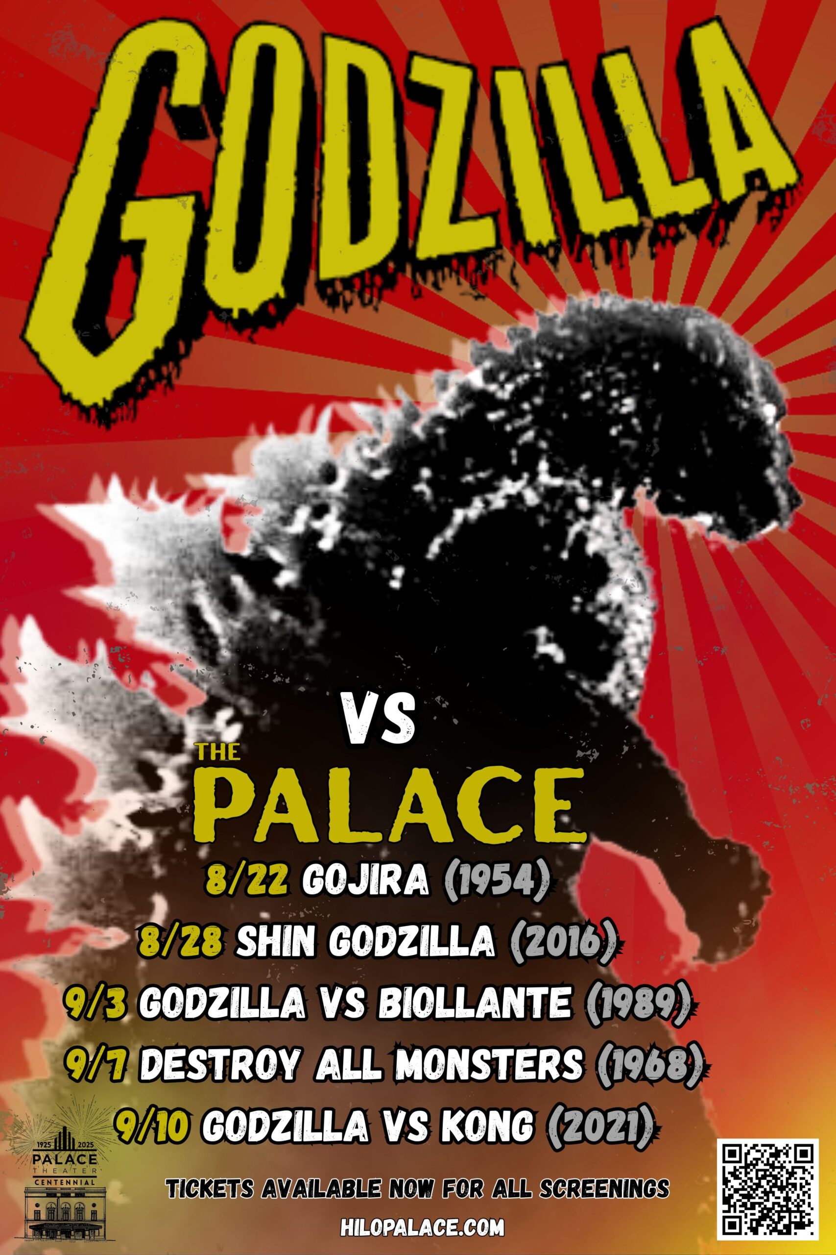 Godzilla vs The Palace – Hilo Palace Theater